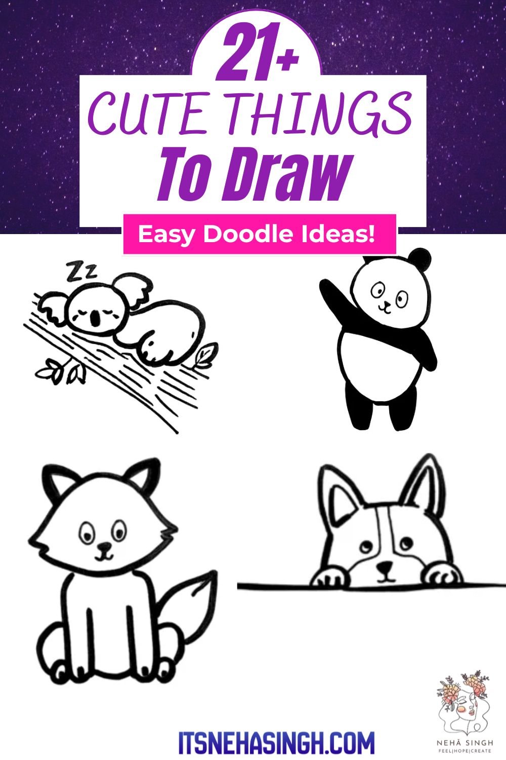 21 Cute Things to Draw (Sometimes Boring Days Need Doodles)